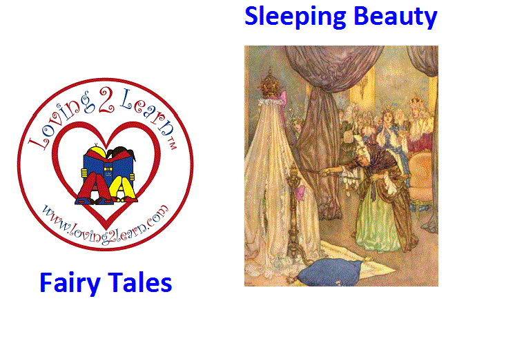 Fairy Tales: Printable “Sleeping Beauty” and a Learn Along Video