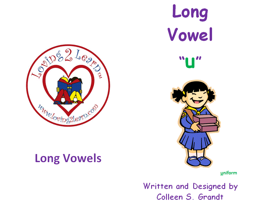 Long Vowel "u": Printable Book and Learning Videos