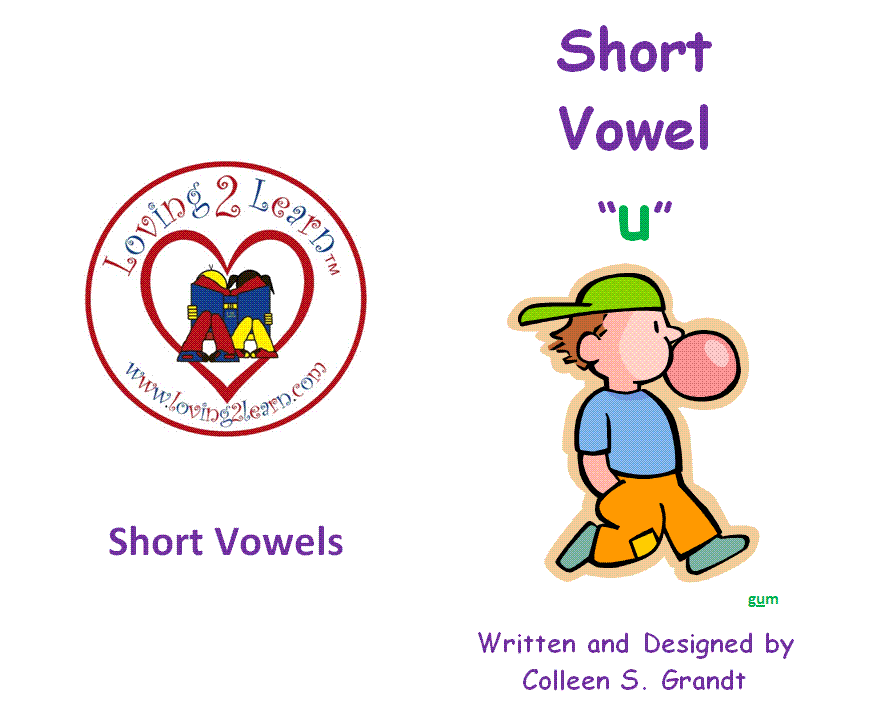 Short Vowel "u": Printable Book and Learn Along Videos
