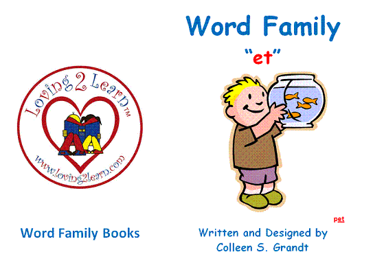 Word Family “et” Book, Game, and Learn Along Video