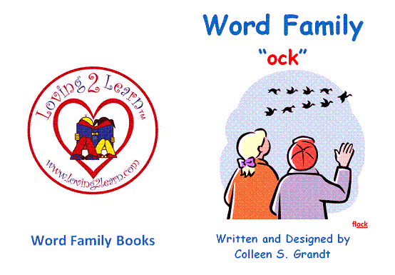 Word Family “ock” Book, Game, and Learn Along Video